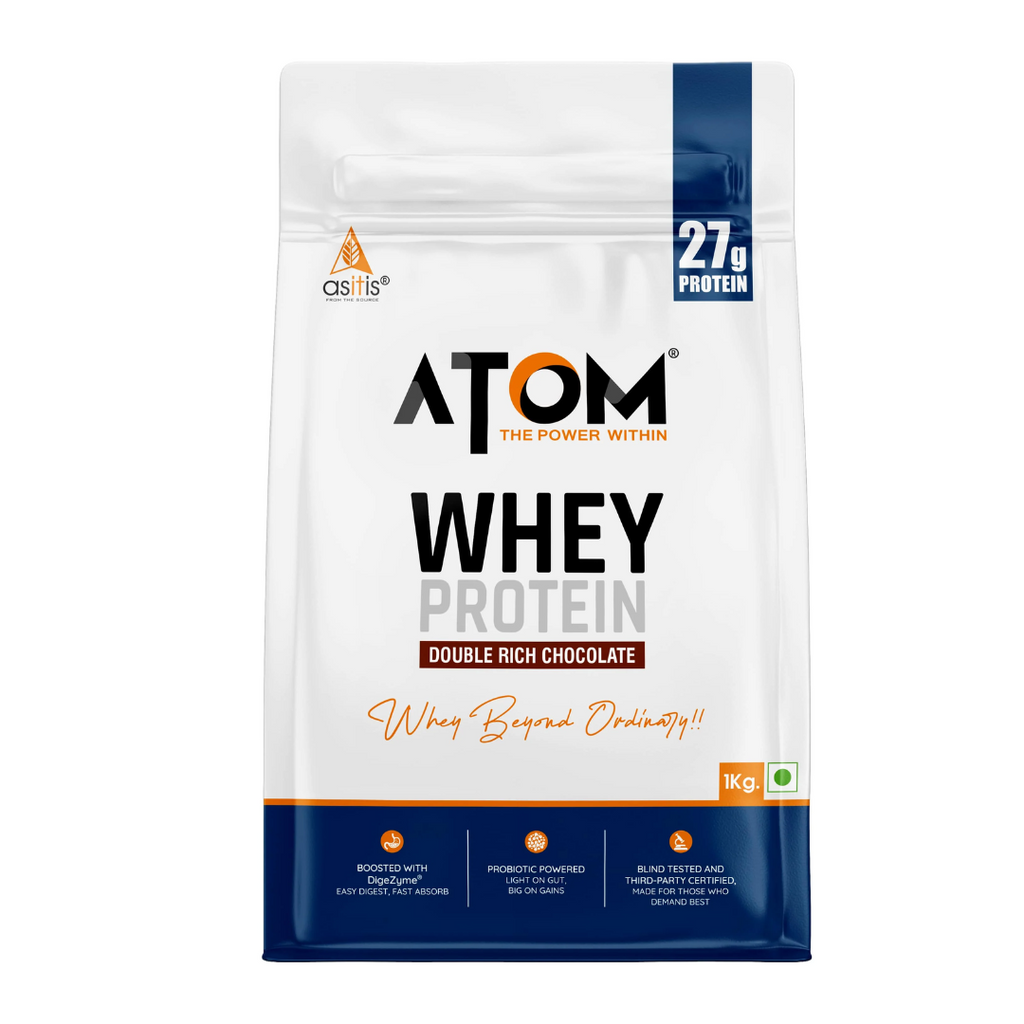 ASITIS Atom Whey Protein with Enzymeblend | Fitfuel Nutrition